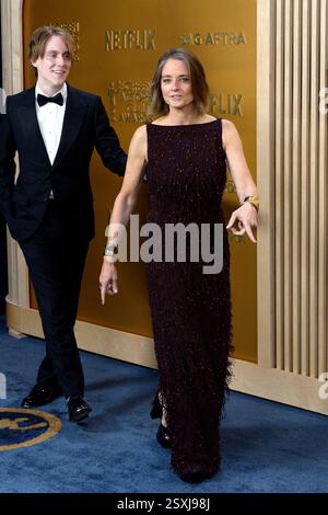 Jodie Foster mit Sohn Charles Foster bei der Verleihung der 31. Screen ...