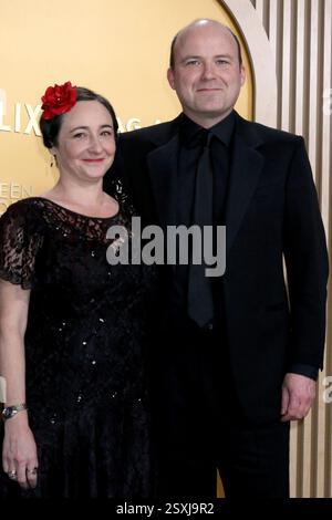 Pandora Colin, left, and Rory Kinnear arrive at the 31st annual Screen ...