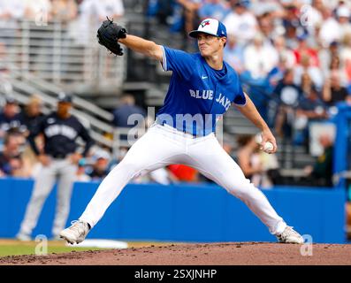 Toronto Blue Jays pitcher Easton Lucas delivers during first inning of ...