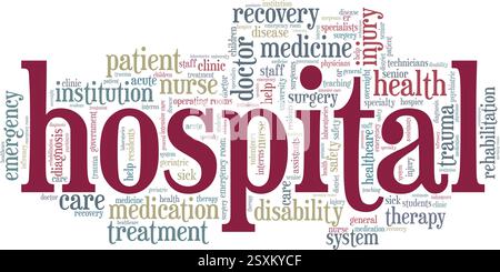 MRI word cloud concept. Collage made of words about MRI. Vector ...