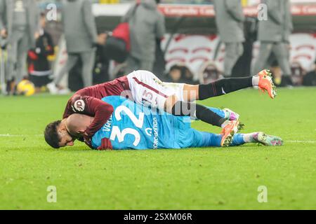 players of Torino Fc celebrate the victory during the Serie A soccer ...