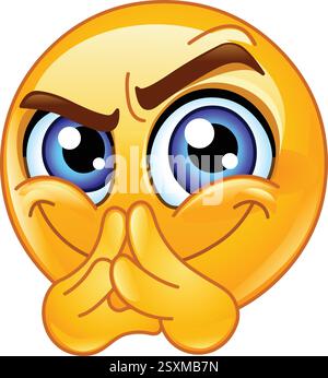 Smirking Emoji. A yellow face with a sly, smug, mischievous, or ...