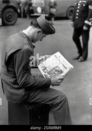 The German Unconditional Surrender; Second World War, 1945 Stock Photo ...