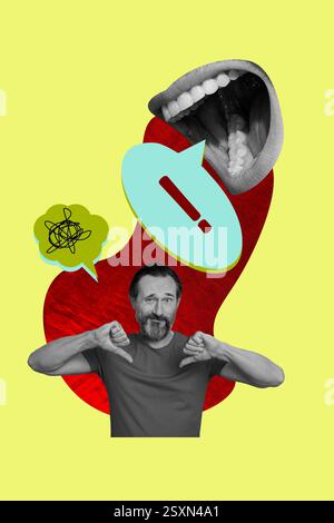 Vertical photo collage of upset angry american girl hold fist gesture ...