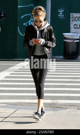 Model Gigi Hadid, out and about in NoHo, New York City on September 13 ...