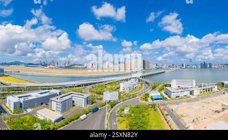 Pearl River Delta Ring Expressway, Urban Scenery of Zhuhai City ...