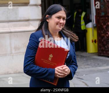 Culture Secretary Lisa Nandy leaves 10 Downing Street, London ...