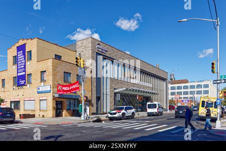 A view of the Brooklyn Hospital Center in Brooklyn, New York USA during ...