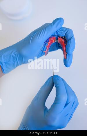 A palatal expander used in orthodontics to widen the upper or lower jaw ...