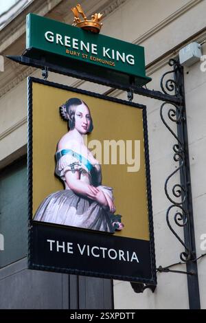 Exterior of Queen Victoria Pub on set of Albert Square, EastEnders ...