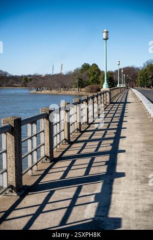 WASHINGTON DC — The Kutz Bridge spans the Tidal Basin in Washington DC ...