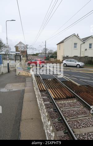 Level Crossing (railway crossing), Foxton railway station ...