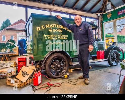 The image is of the interior of Mathewson's Auction showroom made ...