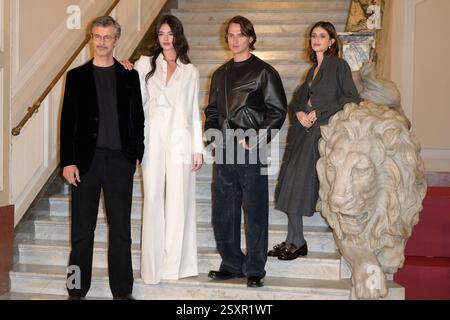 Saul Nanni, Deva Cassel, Benedetta Porcaroli, Kim Rossi Stuart during ...