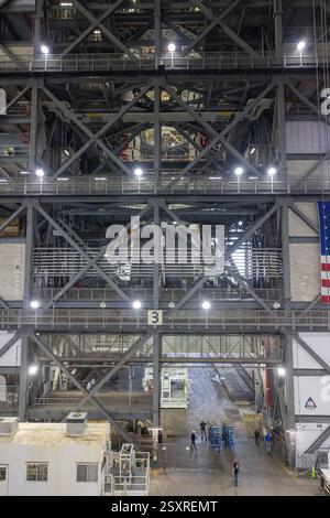 Kennedy Space Center, USA. 25th Feb, 2025. During remote camera setup ...