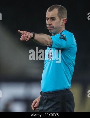 Referee Peter Bankes during the Premier League match at Old Trafford ...