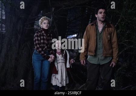 Wolf Man (2025)Julia Garner as Charlotte Lovell Christopher Abbott as ...