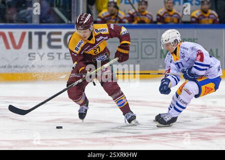 Loris Wey #77 (EV Zug) - March 14, 2025 - National League, Playoff ...