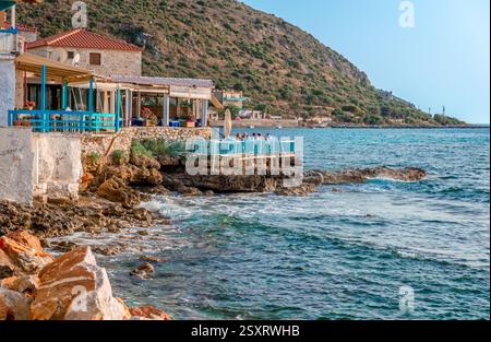 View of the gulf of Oitylo, East ("Laconian") Mani, Laconia ...