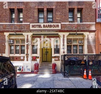 Hotel Barbour, originally Barbour Dormitory, a neo-Tudor style ...