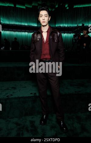 Xiao Zhan Milan Fashion Week Women Fall/Winter 23-24 Gucci Fashion Show ...