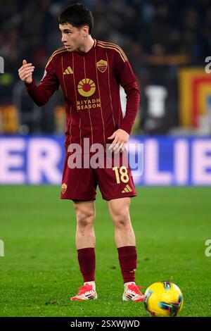 Matias Soule of AS Roma gestures during the Pre-Season friendly match ...
