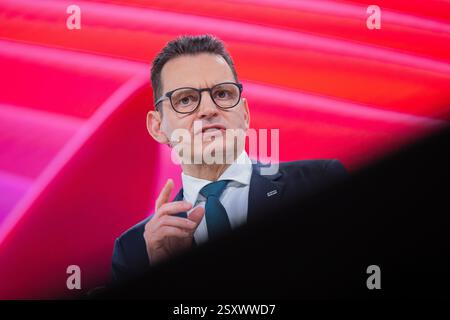 Essen, Germany. 26th Feb, 2025. Leonhard Birnbaum, CEO of Eon SE ...