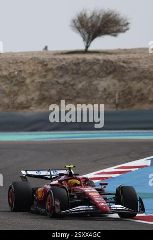 Sakhir, Bahrain. February 25, 2025. Lewis Hamilton drives Ferrari ...
