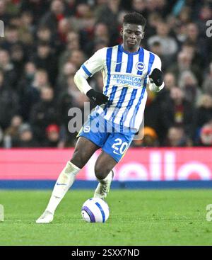Carlos Baleba of Brighton & Hove Albion in action during the Premier ...