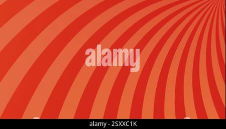 Image of red shapes and trails moving on black background Stock Photo ...