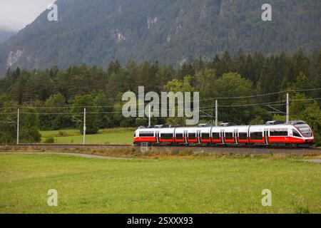 CARINTHIA, AUSTRIA - AUGUST 7, 2022: Bombardier Talent passenger train ...