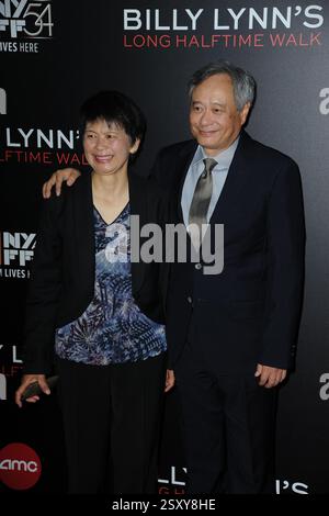 Jane Lin and Ang Lee attending 'Billy Lynn's Long Halftime Walk' during ...