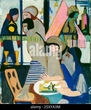 This 20th-century painting by Ernst Ludwig Kirchner captures the train ...
