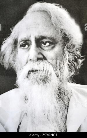 Rabindranath tagore, NO MR Stock Photo - Alamy