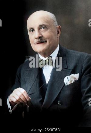 Portrait of Joseph Caillaux 1863-1944 - Later coloring Stock Photo - Alamy
