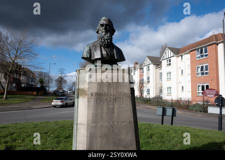 Sir Josiah Mason bust, Chester Road, Erdington, Birmingham, West ...