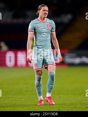 Connor Gallagher of Atletico de Madrid celebrates the 1-0 during the ...