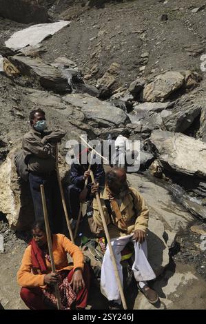 pilgrim, amarnath yatra, Jammu Kashmir, India, Asia Stock Photo - Alamy