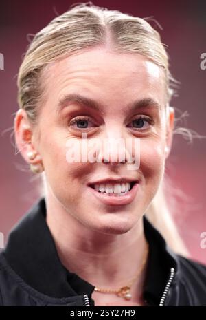 English middle-distance runner and Olympian Keely Hodgkinson before the ...