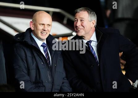 Rangers CEO Patrick Stewart (left) and chairman Fraser Thornton in the ...