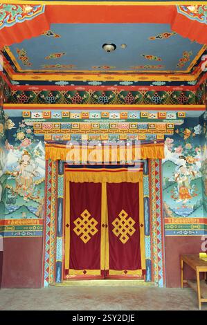 Interior of monastery, Muktinath, Nepal, Asia Stock Photo - Alamy