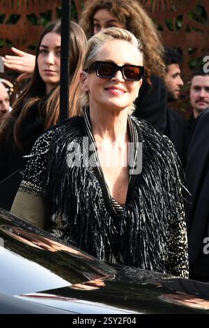 Milan Sharon Stone arrivals Antonio marras At Milan Fashion Week ...