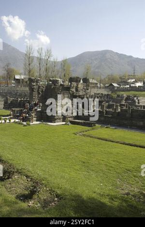 Ruin of avanti swamy temple at avantipur jammu & Kashmir India Stock ...