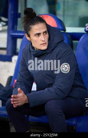 Spain head coach Montse Tome before the UEFA Women's Euro 2025 Group B ...