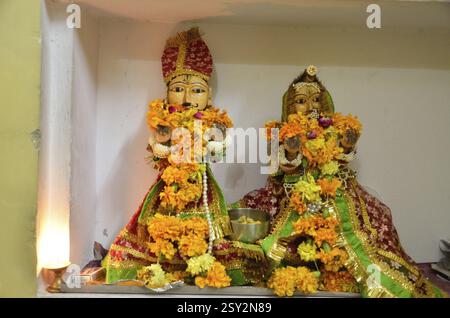 Idols of Issar and Gangaur in Rajasthan India Asia Stock Photo - Alamy