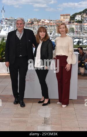 Peter Simonischer, Maren Ade, Sandra Huller at photocall for German ...