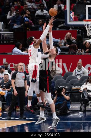 Portland Trail Blazers' Donovan Clingan plays during an NBA basketball game Monday, March 3 ...