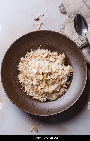 Lebanese rice with noodles, top view. Dish for Ramadan Stock Photo - Alamy