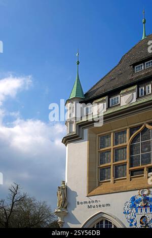 Statue Herzog Otto, Bomann-Museum, Altstadt von Celle, Niedersachsen ...