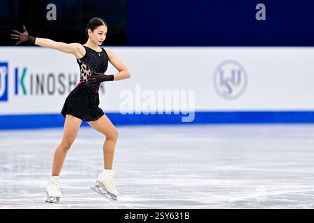 Ariadna GUPTA ESPADA (ESP), during Women Short Program, at the ISU ...